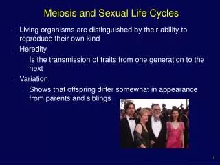 Ppt Meiosis And Sexual Life Cycles Powerpoint Presentation Free