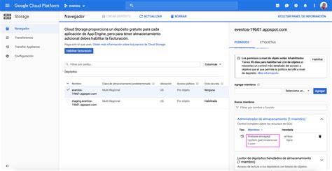 Google Cloud Platform Firebase Storage Error Permission Denied