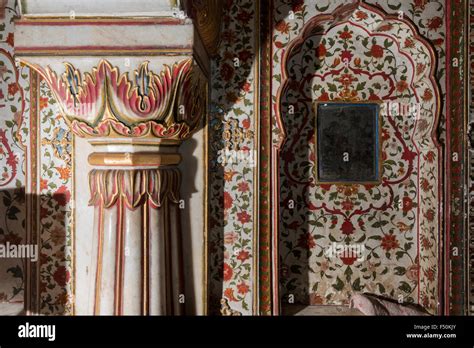 Interior Of The Gaj Mandir Part Of Junagarh Fort Originally Called