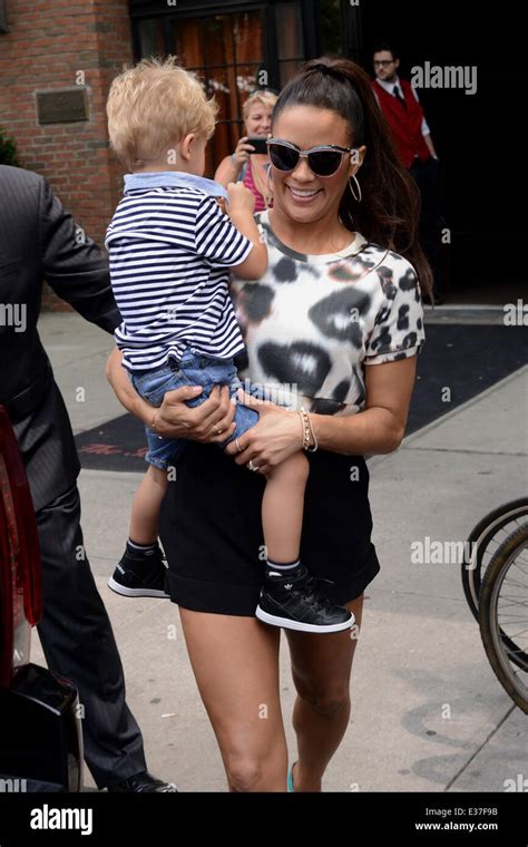 Paula Patton Her Son Julian Thicke And Robin Thicke Spotted Leaving