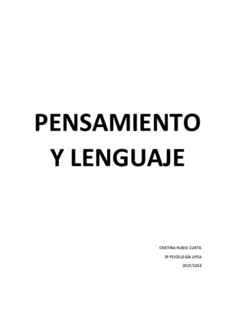 TEMAS PENSAMIENTO Y LENGUAJE 3 Pdf
