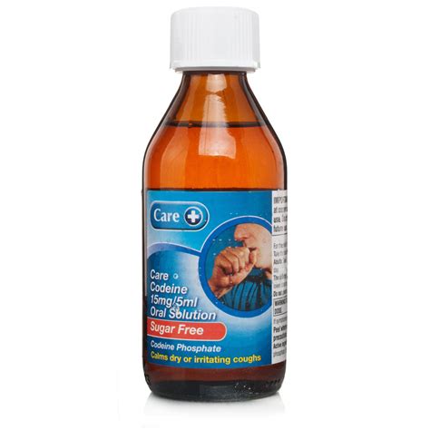 Care Codeine Oral Solution Sugar Free 15mg 5ml Chemist Direct