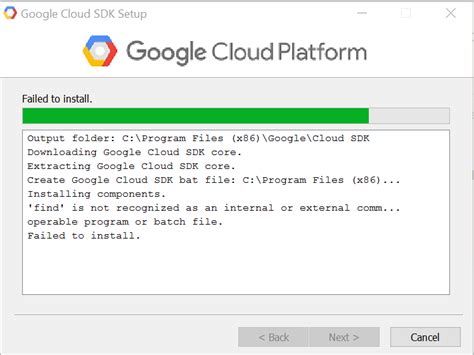 Failed To Install Google Cloud SDK For Python On Windows Stack Overflow