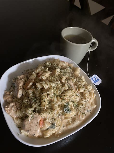 Homemade Chicken Alfredo Pasta Rfoodporn