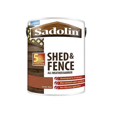 Crown Trade Sadolin Shed And Fence Woodstain Sadolin Product Of
