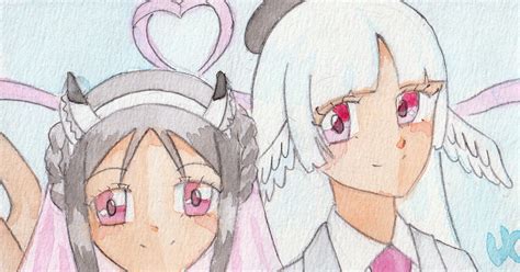 アナログ 【ビッカメ娘】有楽町たん・ビックシムたん店舗誕生記念日【水彩画】 けいすけのイラスト Pixiv