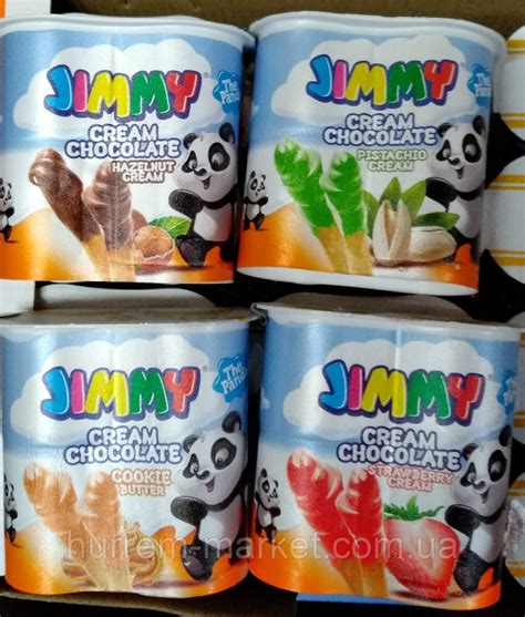 Соломка Jimmy Cream Chocolate 55 грамм с шоколадным кремом вкусом сливочного печенья Tm Tayas