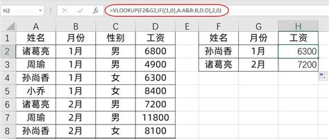 Vlookup函数公式进阶应用，vlookup函数跨表格的使用方法 趣帮office教程网