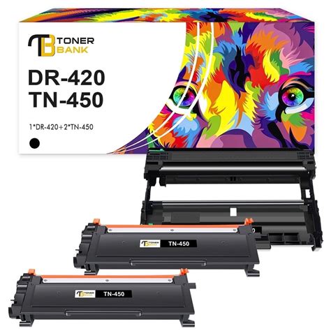 Tn450 Toner Cartridge And Dr420 Drum Unit Set Compatible For Brother