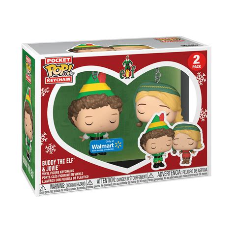 Pop Keychain Buddy The Elf And Jovie 2 Pack