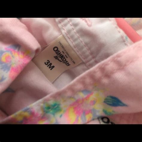 OshKosh B Gosh Jackets Coats Osh Kosh Pink Floral Overall Poshmark