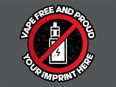 Vaping Prevention Banner Customizable Vape Free And Proud Nimco Inc