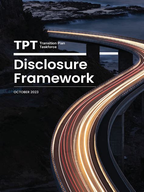 Tpt Disclosure Framework 2023 Uk Pdf International Financial