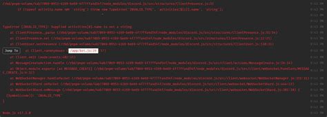 Typeerror Invalidtype Supplied Activities 0 Name Is Not A String