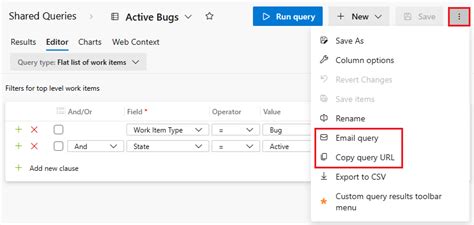 在 Azure Boards 和 Azure Devops 中查看或运行查询 Azure Boards Microsoft Learn