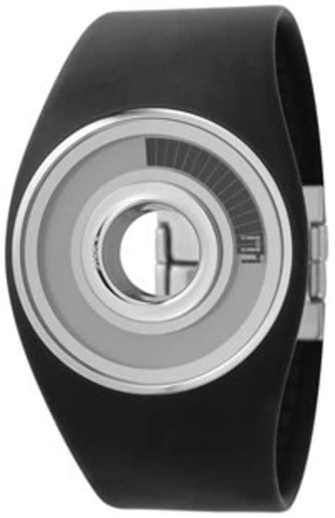 O Ring Digi Fossil Klocka Av Philipe Starck Klocka Med Hål I