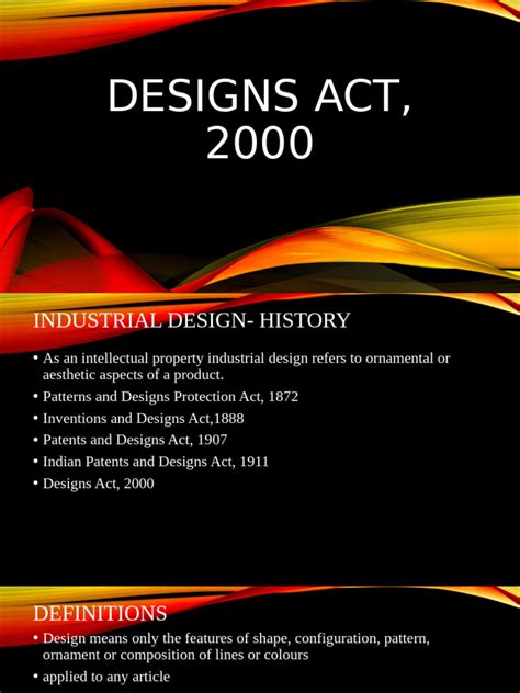 Designs Act 2000 Pdf Trademark Patent