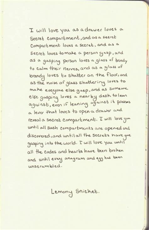 Daniel Handler Quotes About Love Quotesgram