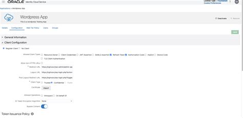 Unable To Configure Plugin Against Oracle Idcs · Issue 325 · Oidc Wp