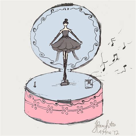 Music Box Drawing At Explore Collection Of Music