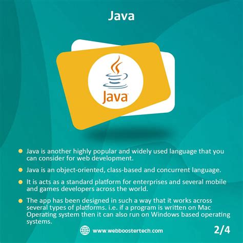 Web Booster Tech On Linkedin Java Javalanguage Programminglanguage