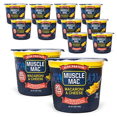 Muscle Mac Macaroni And Cheese Microwavable Mega Cups 20 Grams Of