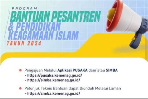 Kabar Gembira Program Bantuan Pesantren Dan Pendidikan Keagamaan Islam
