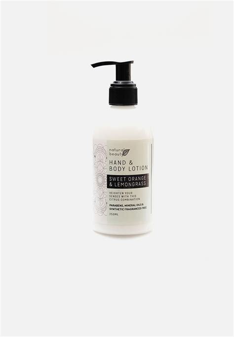 Hand And Body Lotion Sweet Orange And Lemongrass Naturals Beauty Skincare
