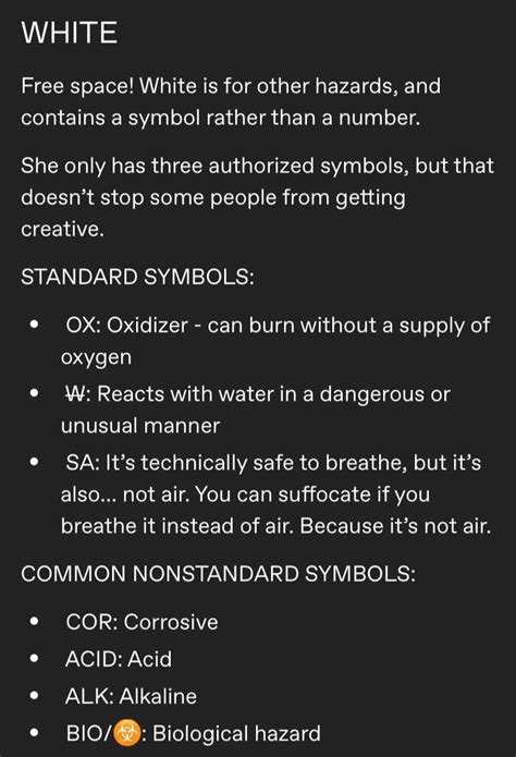 Nfpa 704 The Sexiest Warning Sign Around R Tumblr