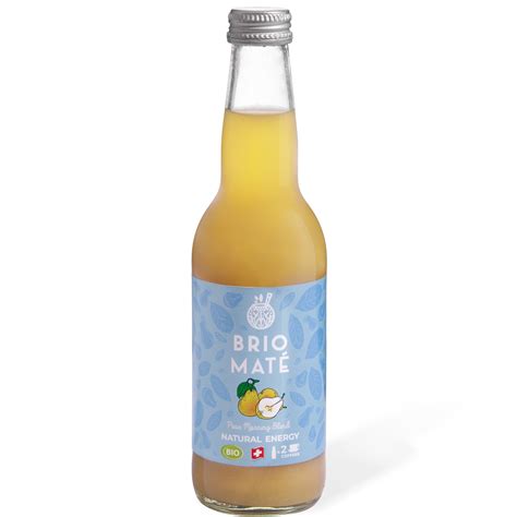 Boisson Maté And Poire William Énergie Et Fraîcheur Au Réveil Brio