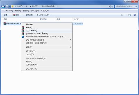 しがないプログラマーの備忘録 GlassFish Server Open Source Edition 4 0 Zip版 のインストール 解凍 方法