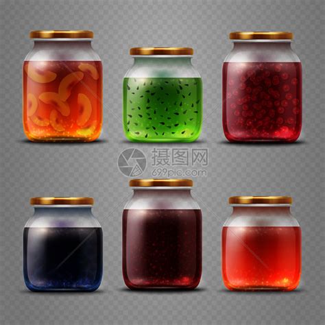 果酱玻璃罐子插画图片下载 正版图片302692612 摄图网
