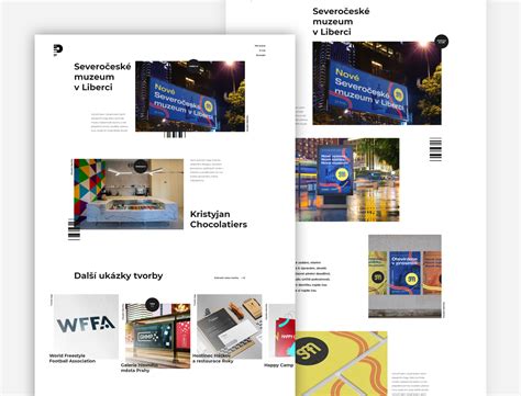 Paragon Graphic Portfolio Webdesign By Vojta Musil On Dribbble