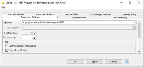 Fetching Market Data With KNIME CoinAPI Io Documentation
