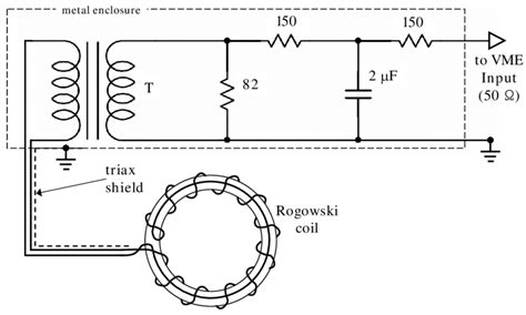 2 Passive Integrator Circuit For Rogowski Coil Designed By P M Download Scientific Diagram