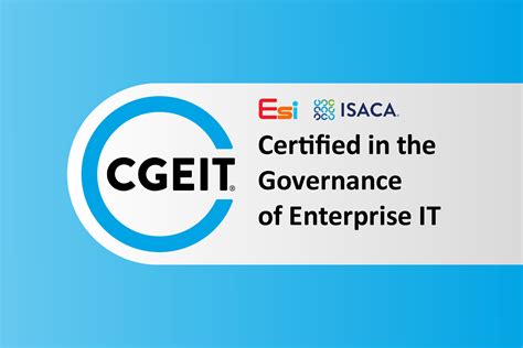 Isaca Certified In The Governance Of Enterprise It Cgeit Course