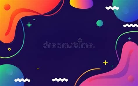 A Gradient Colour Abstract Background Stock Illustration