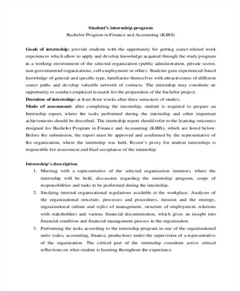 Intern Program Template