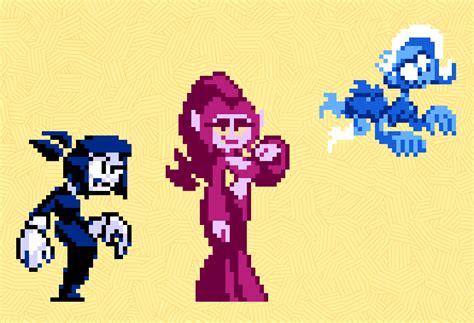 Spooky Trio Sprites By Galactabee On Newgrounds
