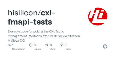 Github Hisiliconcxl Fmapi Tests Example Code For Poking The Cxl