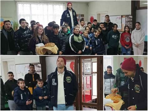 Посрещнаха Григор Димитров с пита и мед в Спортното училище в Хасково Информационна агенция ПИК