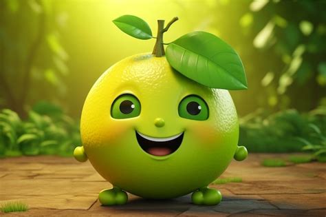 Premium Photo | Green lemon