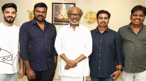 Inside PICS Rajinikanth And Anirudh Ravichander Join Vettaiyan Team