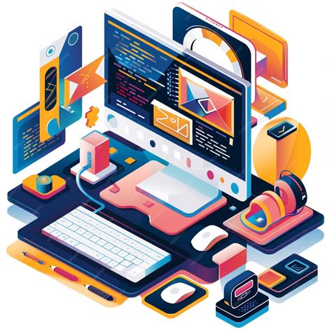 Premium Photo A Colorful Computer Screen With The Word Code On It