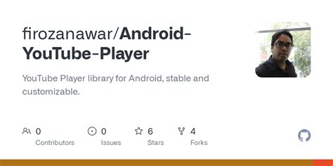 Github Firozanawarandroid Youtube Player Youtube Player Library For