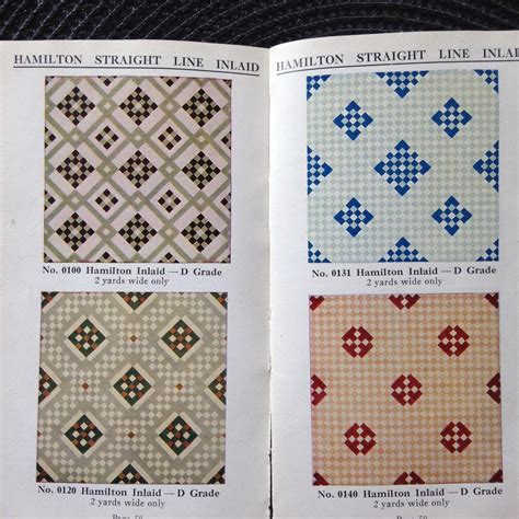 Vintage 1920 Armstrong Linoleum Pattern Book Catalog 1920 1822800429