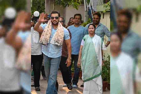 Salman Khan In Kolkata Salman Khan Visits West Bengal Chief Minister