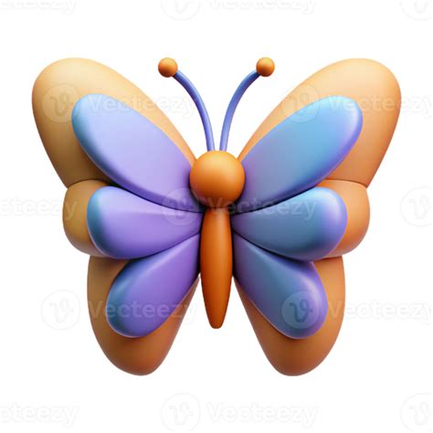 Striking Whimsical Gothic Scalable Symmetrical Butterfly With Single