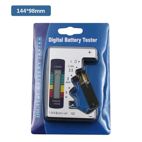 Universal Digital Lcd Battery Tester Checker Butto Grandado