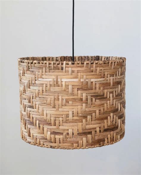 Woven Seagrass Pendant Lamp Junk Gypsy Co